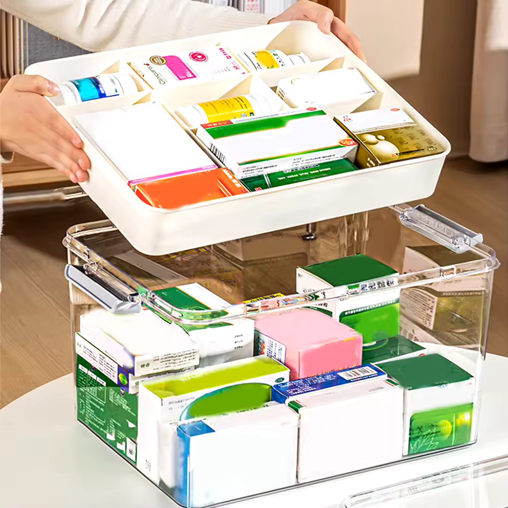 MEDICINE STORAGE PLASTIC BOX