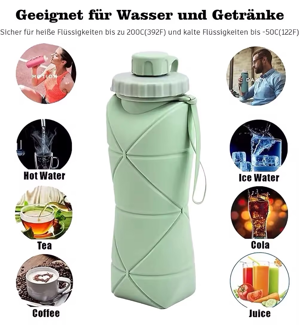 SILICONE FOLDING BOTTLE