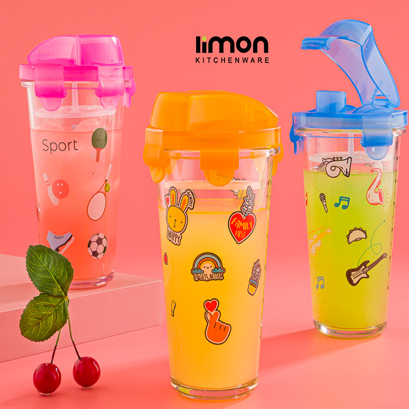 LIMON GLASS SHAKER BOTTLE