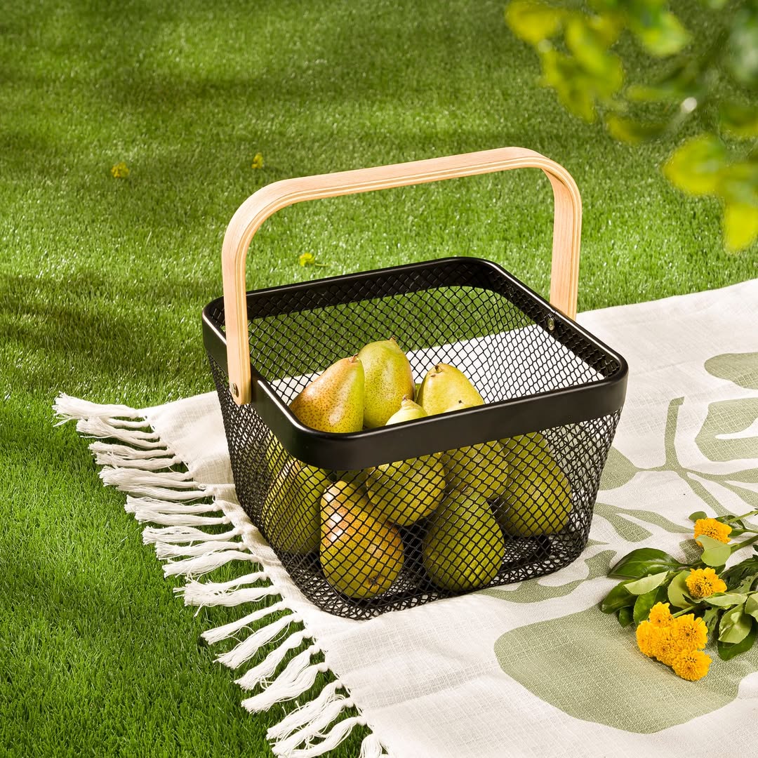 LIMON MULTIPURPOSE METAL ORGANIZING BASKET
